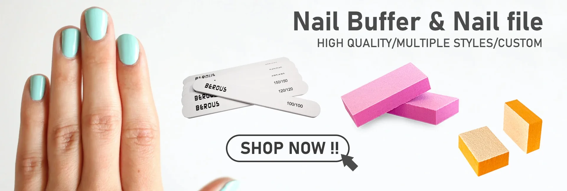 Xiamen Berous Pumice Co., Ltd. - Pedicure&Manicure Kit, Nail File