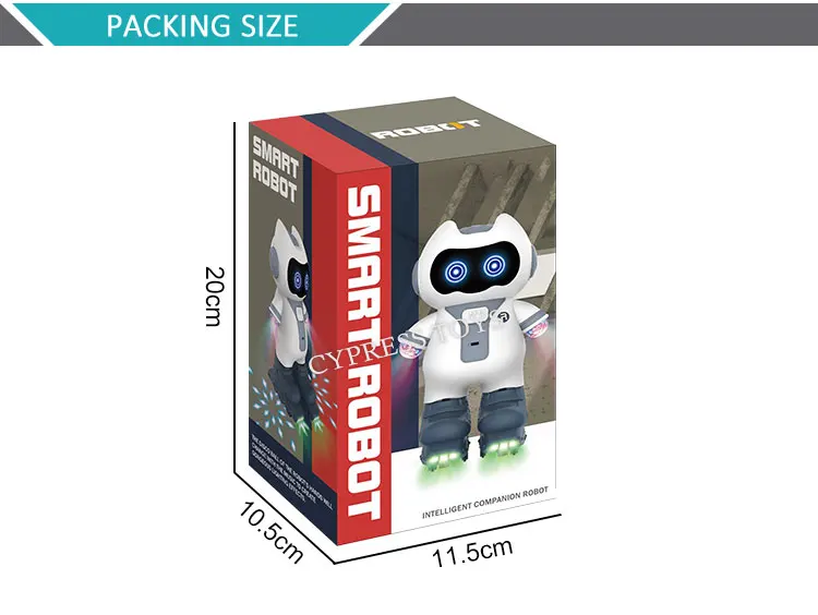 Multi-functional Electric Programming Wind up Dancing Robot with Music ...