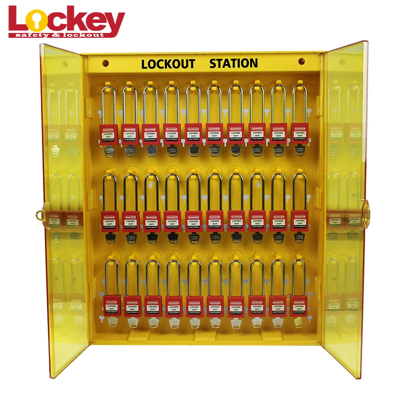 Wall Mounted Combined Loto Industrial Lockout Tagout Station Kit