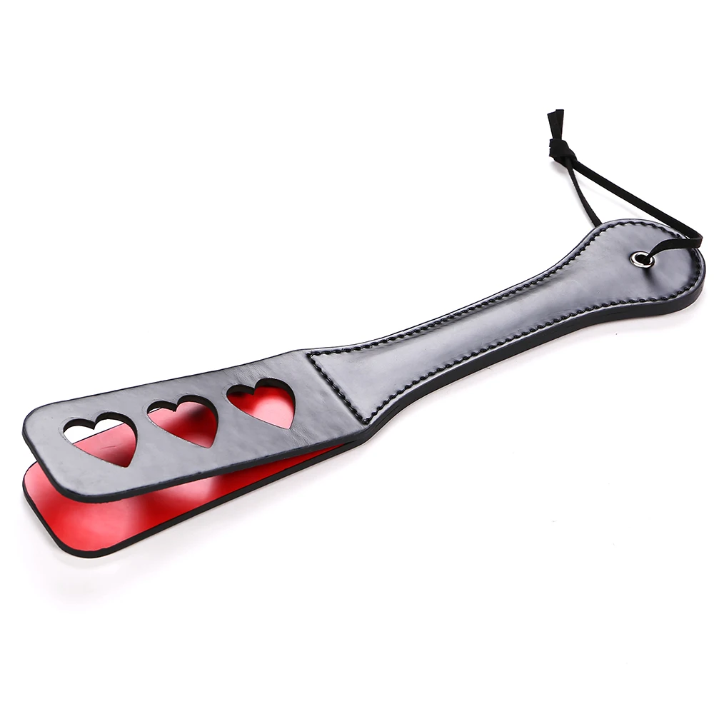 Customized Fetish Leather BDSM Paddle for SM Games