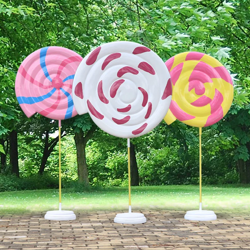 China Manufacture Giant Display Props Large Prop Candy Sculpture Home ...