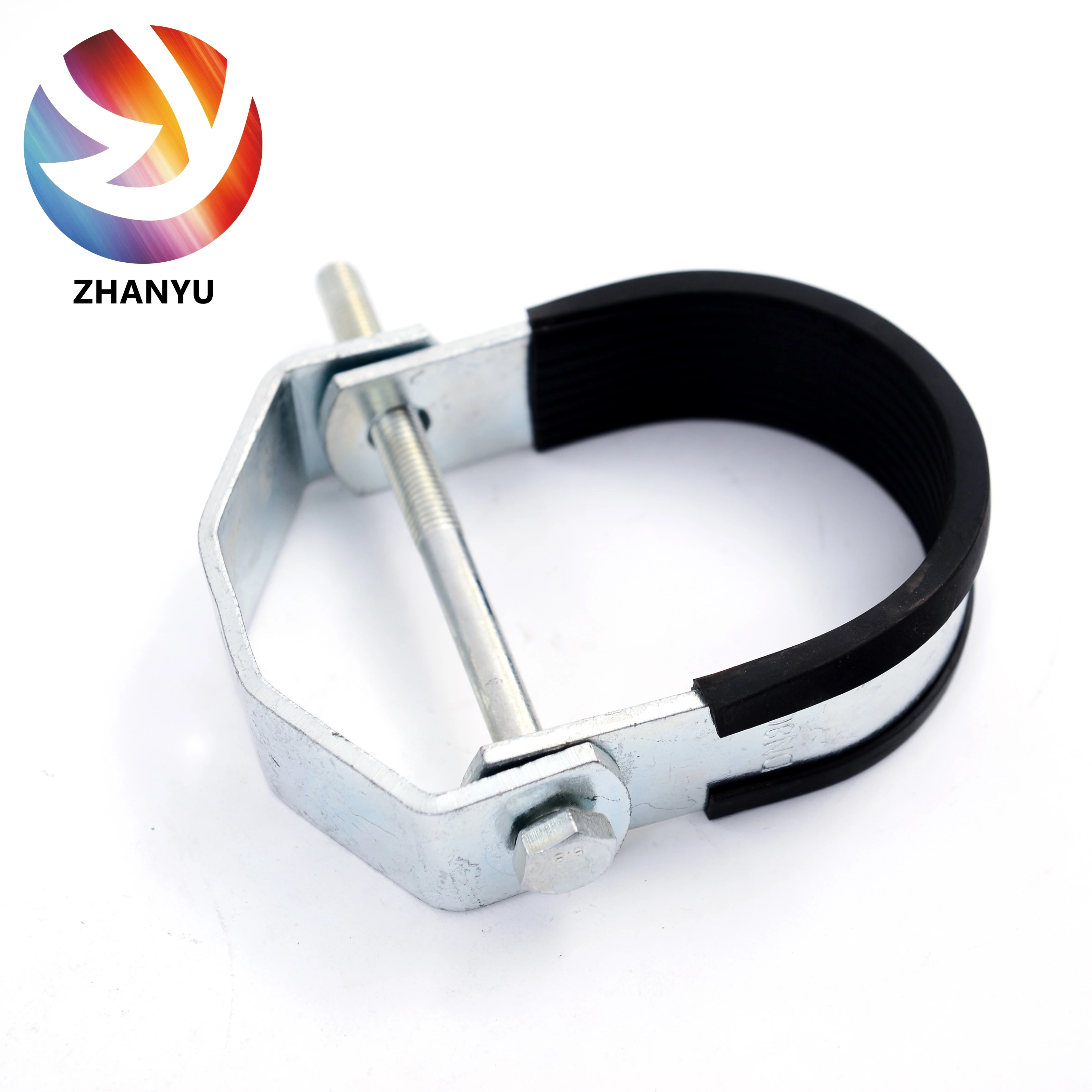 Clevis Hanger Pipe Clamp Rubber Pipe Hanger Carbon Steel Galvanized ...