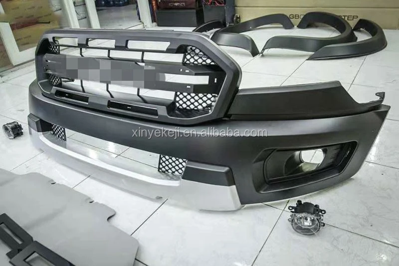Hot Sale Body Kits For Ford Ranger Raptor Front Bumper Grills - Buy ...