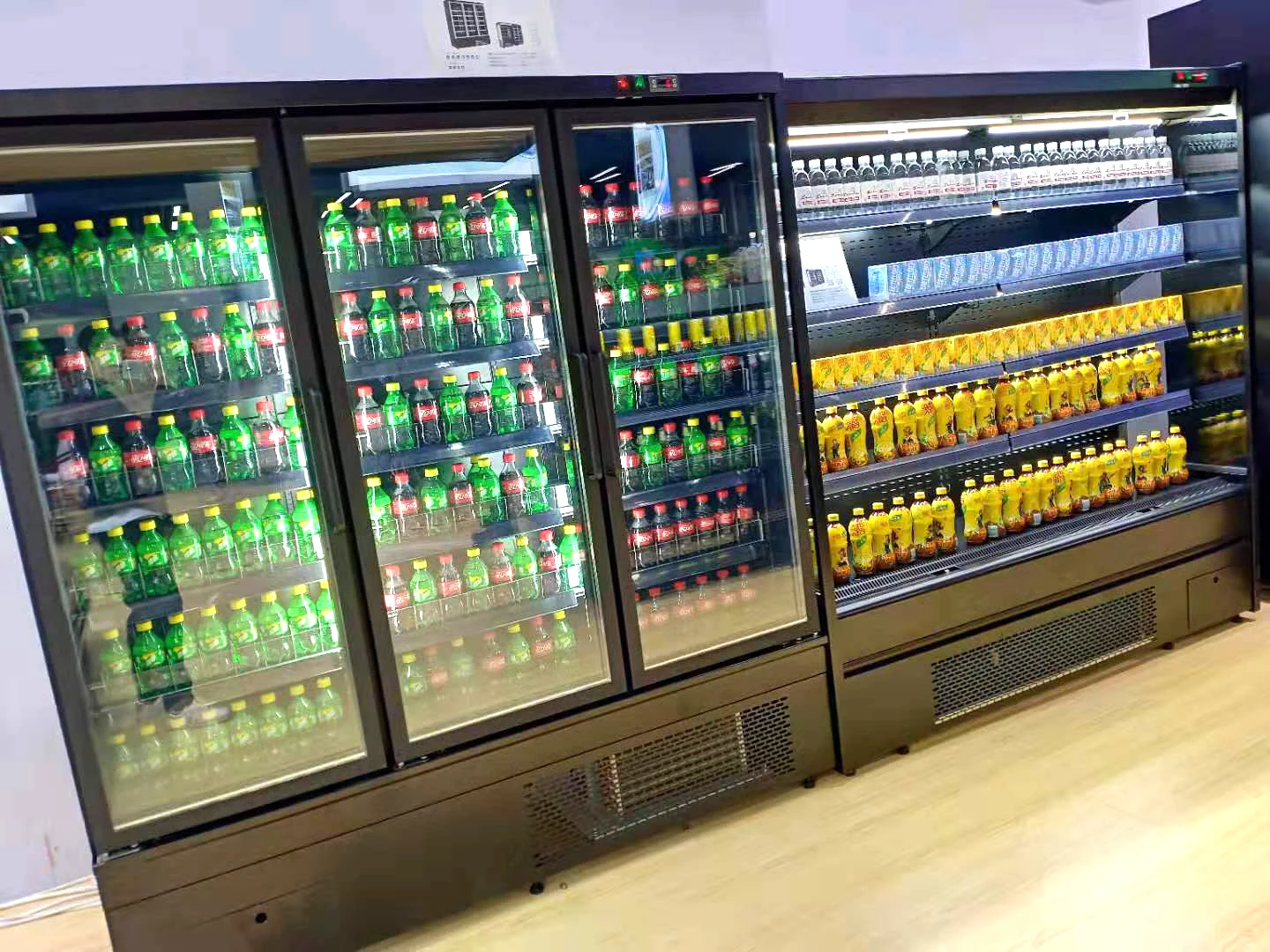 Display Multideck Refrigerator And Freezer For Convenience Store - Buy ...