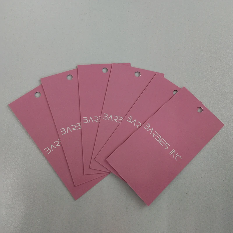 Custom High Quality Paper Hang Tags With Elastic Cord For Clothing ...