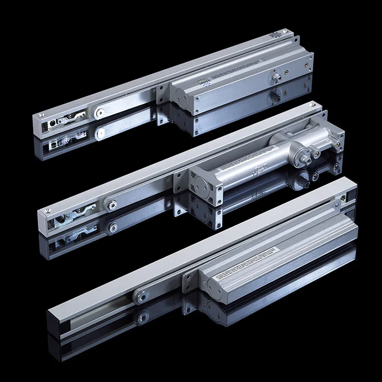 Concealed Hidden Door Closer with Sliding Guide Arm