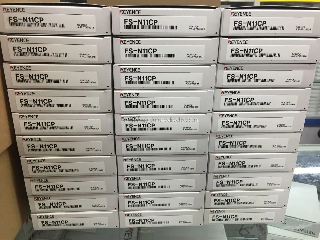 Amplificador De Fibra Keyence Sensores De Fibra Ótica Digital Fs-n11cp ...