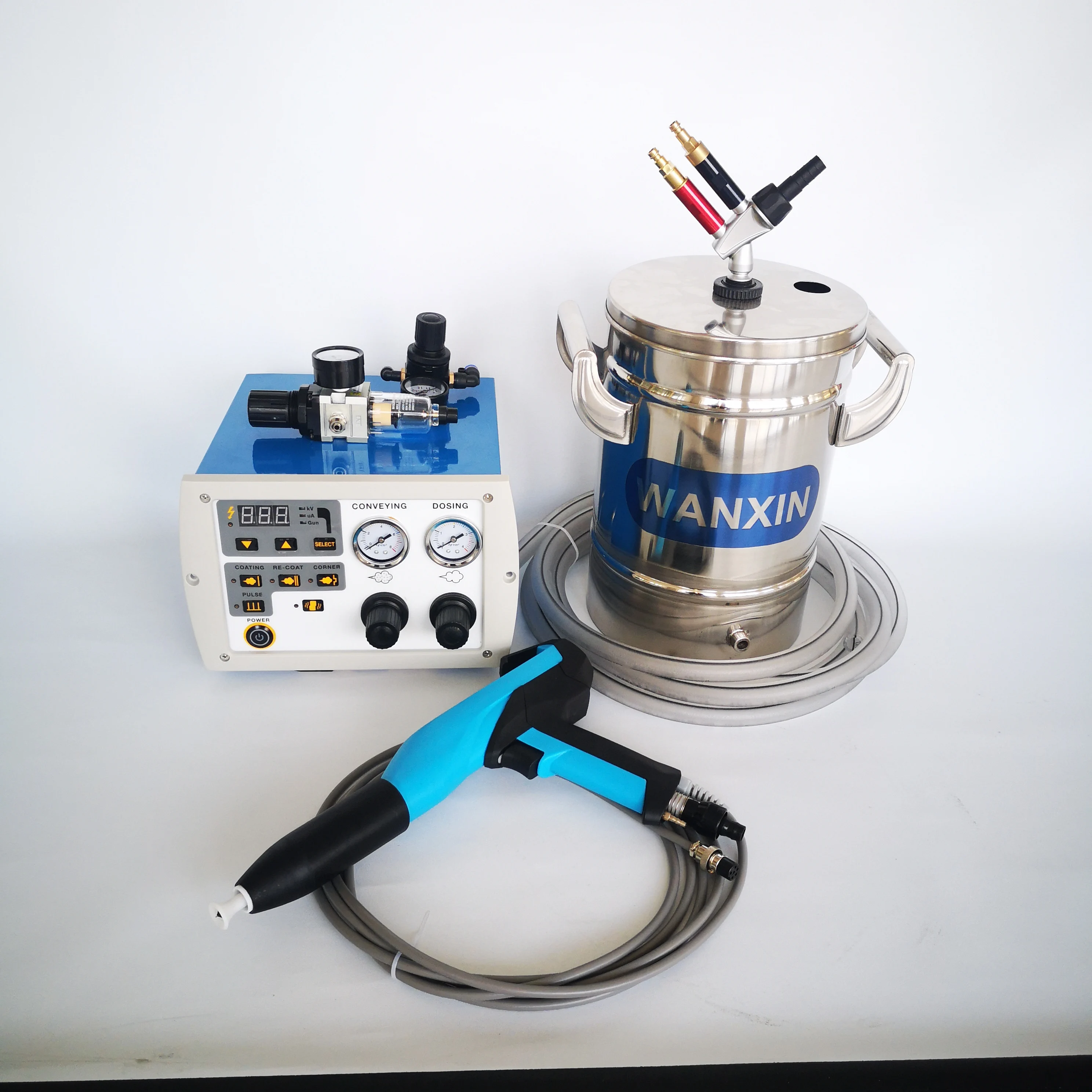 WX-K1-T Testing Powder Coating Machine with Powder Coating Host and KCI ...