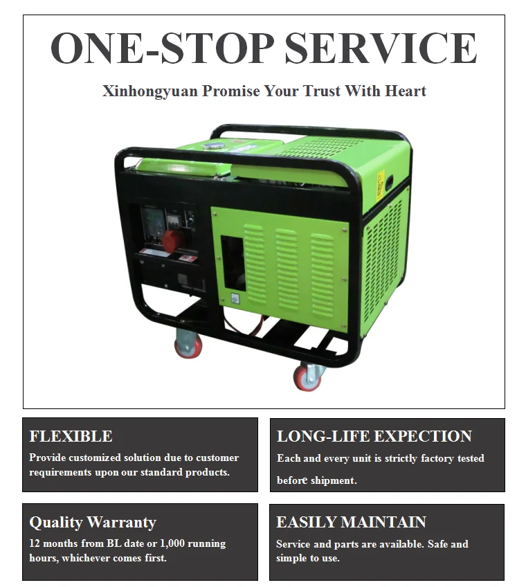 220v Low Rpm Alternator 5kw Alternator Portable Silent Diesel Generator ...