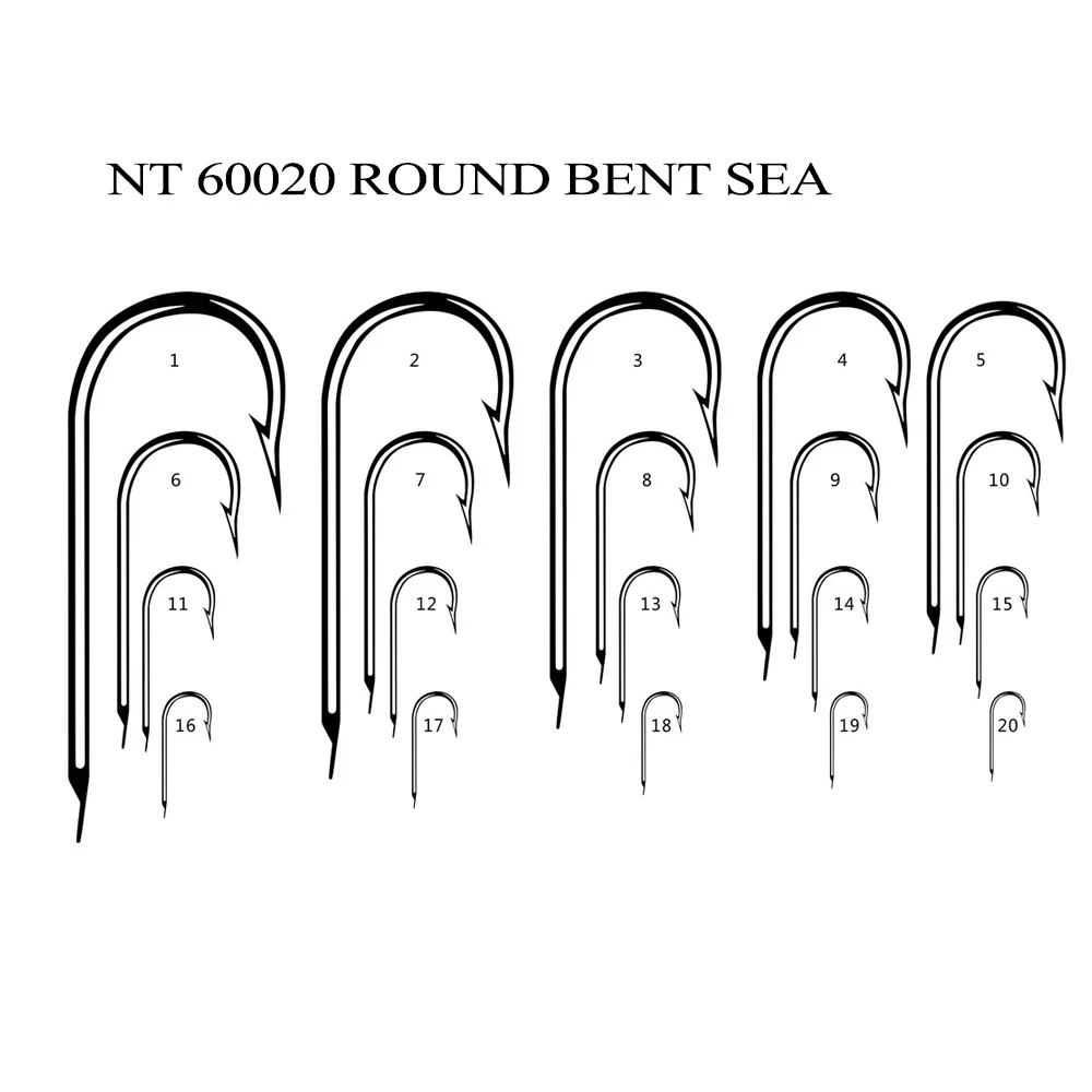 High Quality Round Bent Sea Commercial Fishing Hook Nt60020 - Buy Fishing Hook,Commercial ...
