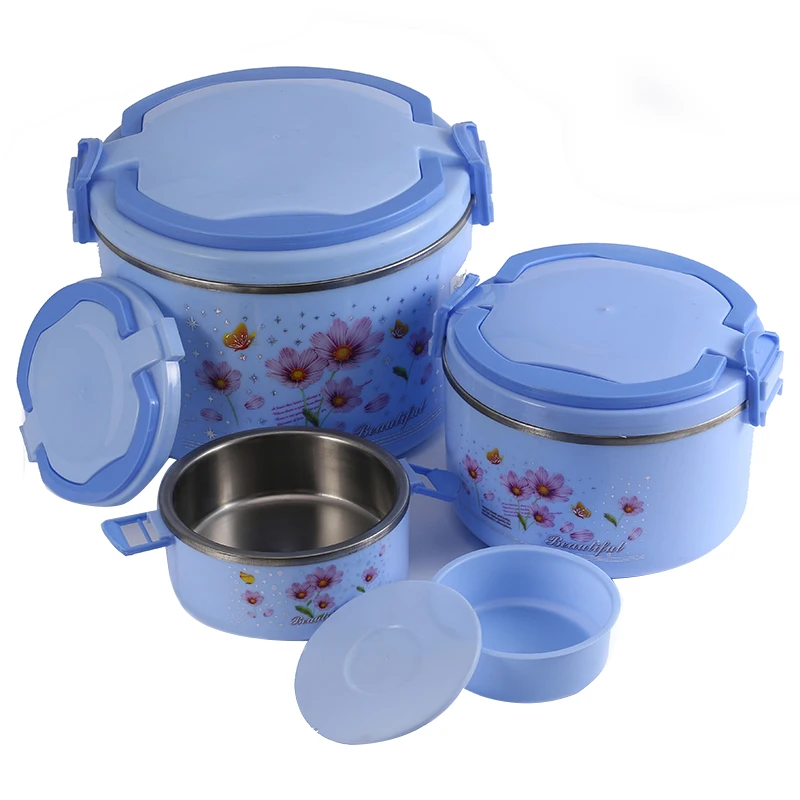 2845 Various Size Thermos Insulated Warmer Casserole Plastic Lunch Box ...