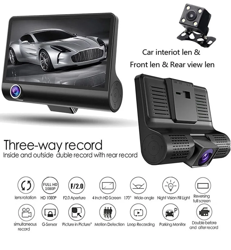 Car Dvr Drive Recorder 1080p Full Hd Vehicle Blackbox Dvr User Manual ...