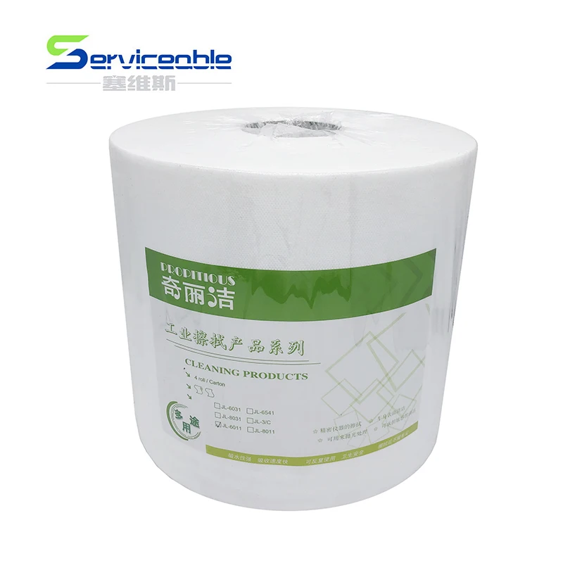 Economical Large Roll Meltblown Polypropylene Oil Absorbent Cloth Wipes ...
