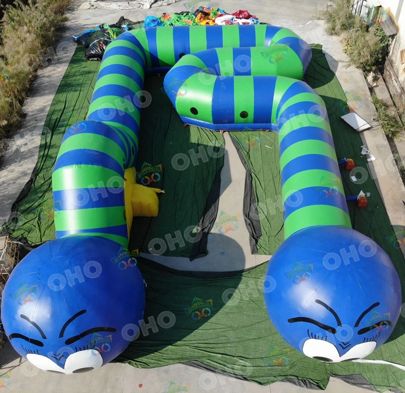 Guangzhou Oho Inflatable Worm Obstacle Course For Adults Kids - Buy ...