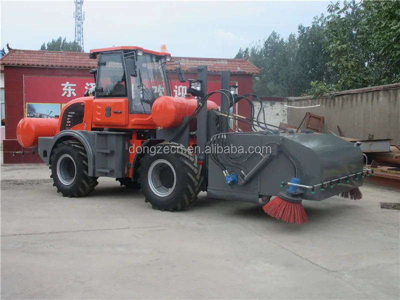 Power Rotary Broom Fitted Mini Street Sweeper - Buy Mini Street Sweeper ...