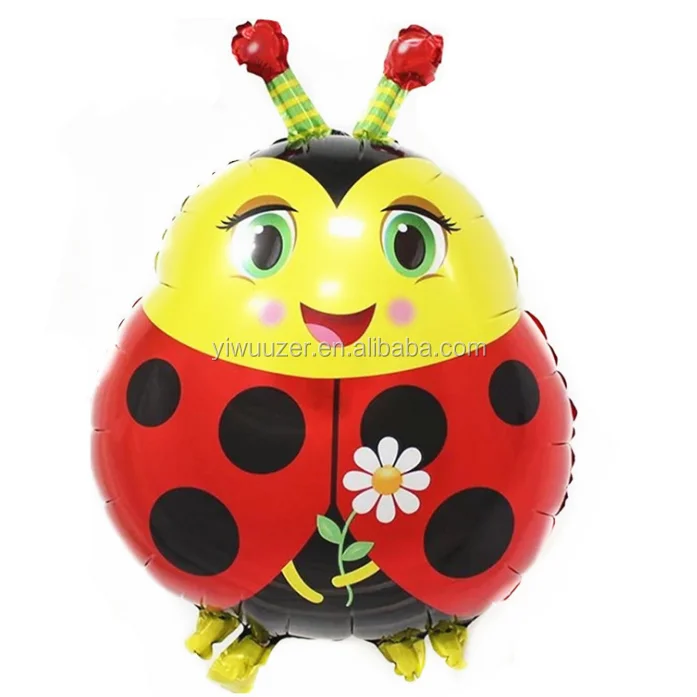 New Birthday Party Insect Series Balloon Bee Butterfly Frog Ladybug ...
