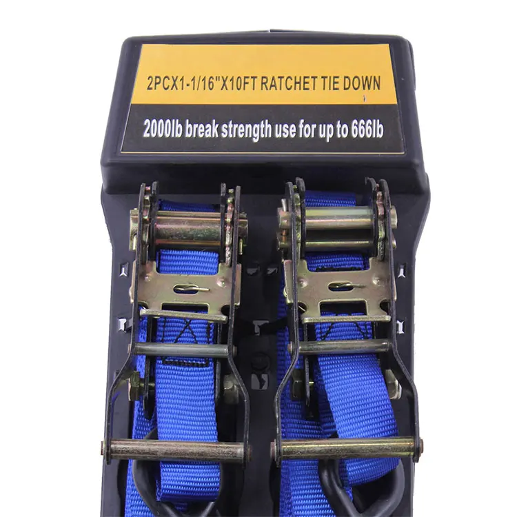 Wholesale A Set Of Double S Hook 2.5x450cmx2pcs Lashing Belt With Iron ...