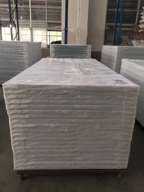 4mm White 4'x8' 48''x96'' Blank Corona Pp Corrugated Plastic Sheet ...