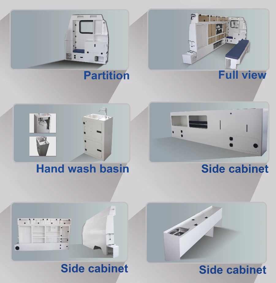 Van Hand Wash Basin - Ambulance Furniture for Sprinter Van