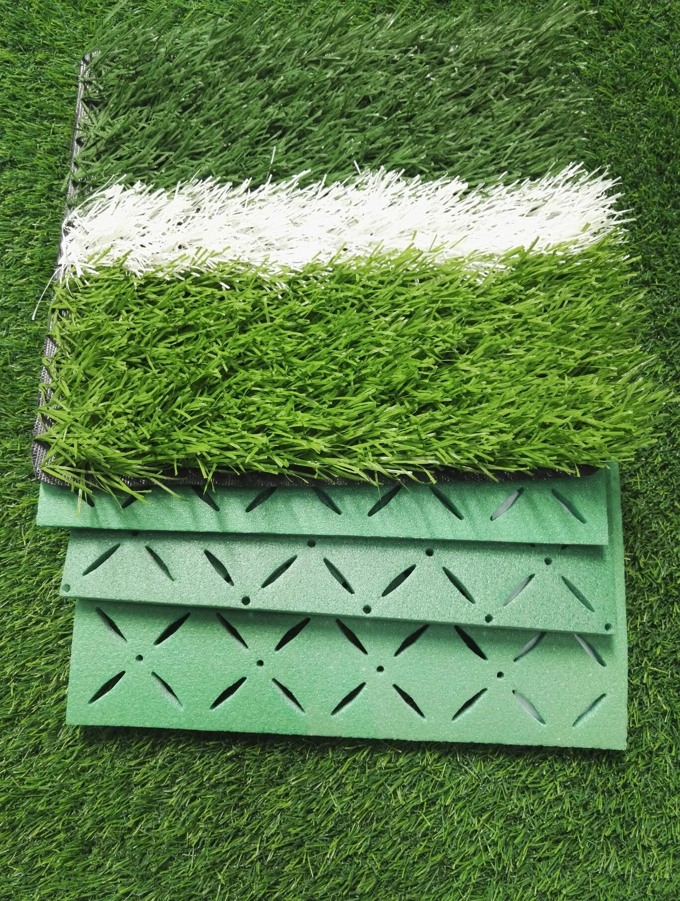 MEISEN SOFT 10mm Thickness Rubber Base Artificial Turf XPE Foam Shock ...