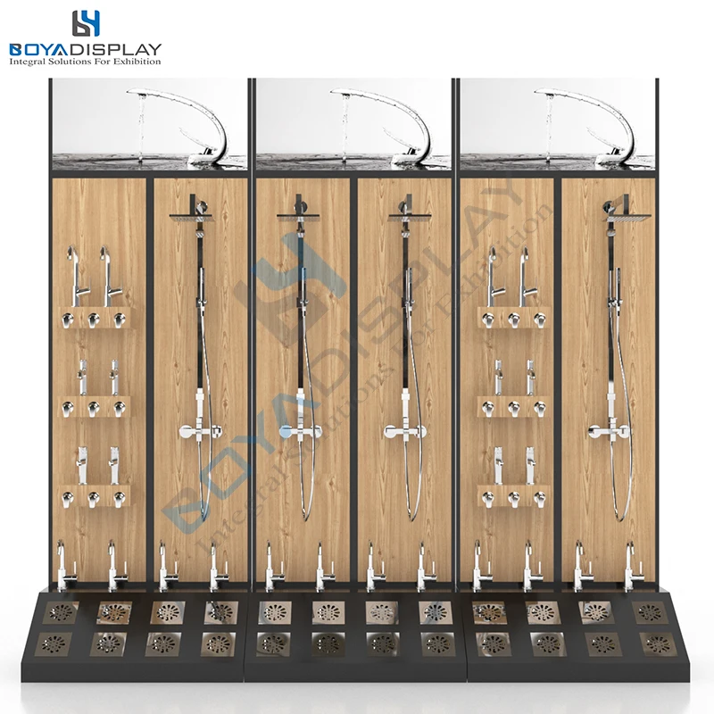 Factory Sale Customize Metal Faucet Display Rack Shower Head Tap Wash ...