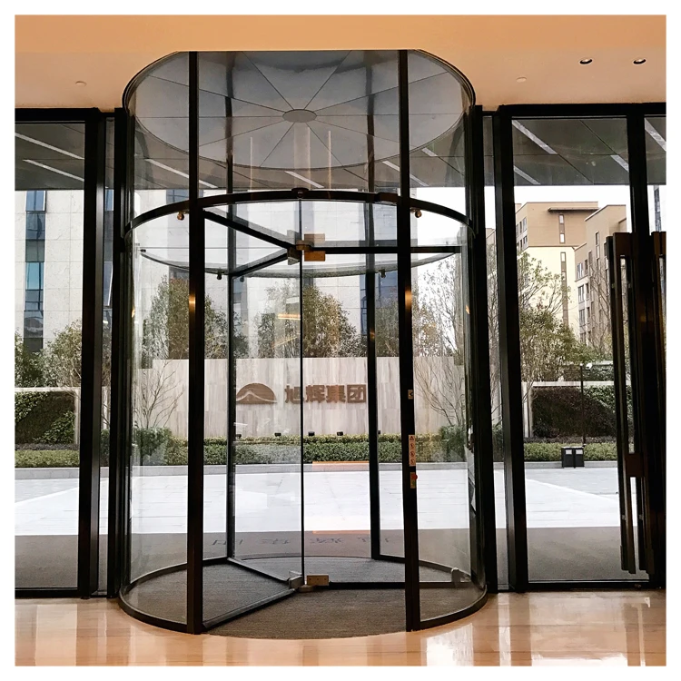 Full Glass Automatic Revolving Sensor Doors - PAD-SJ