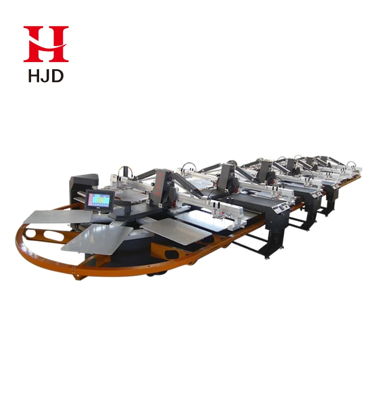 HJD-A1 Oval Full Automatic Screen Printing Machine from China