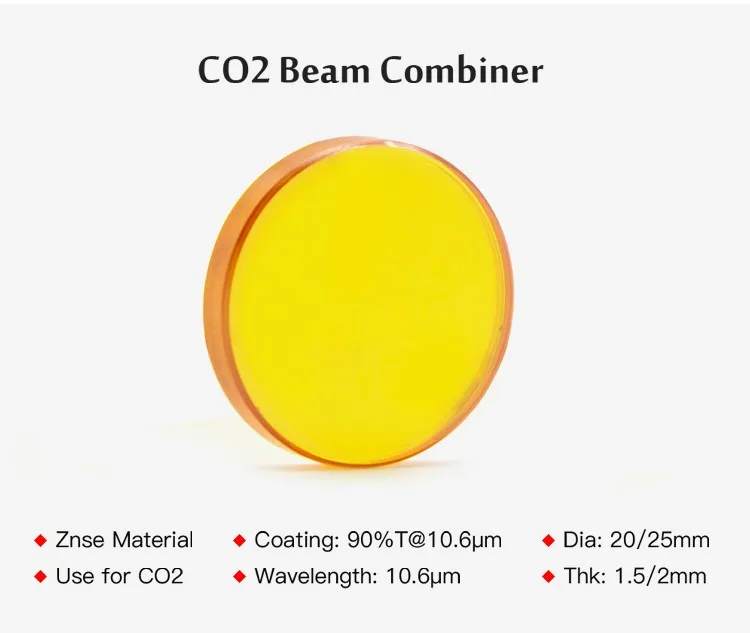 CO2 Beam Combiner Lens - Enhance Laser Engraving Precision