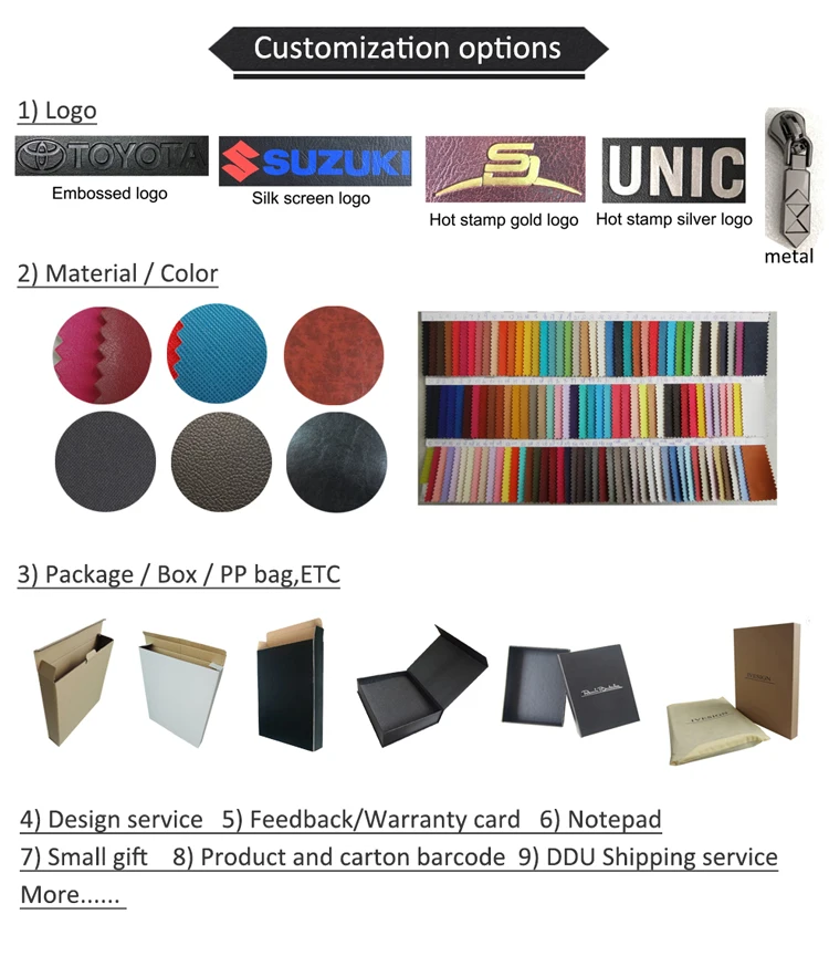 Pu Leather Folio Car Manual Folder Sofe,Document Bag Card Holder Car ...