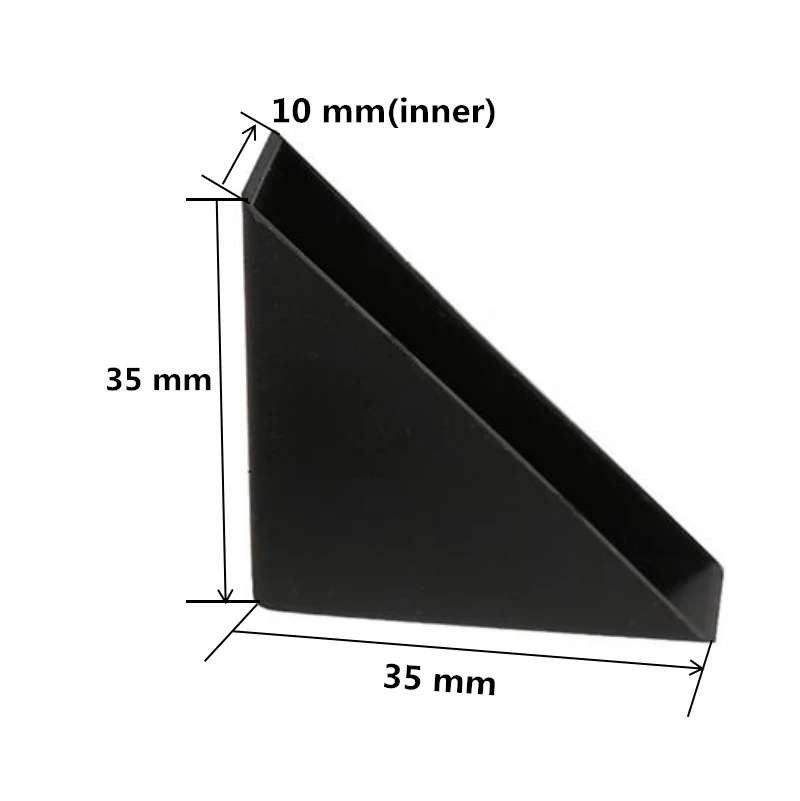 Corner Spacers - Protect Glass Edges with Plastic Protectors