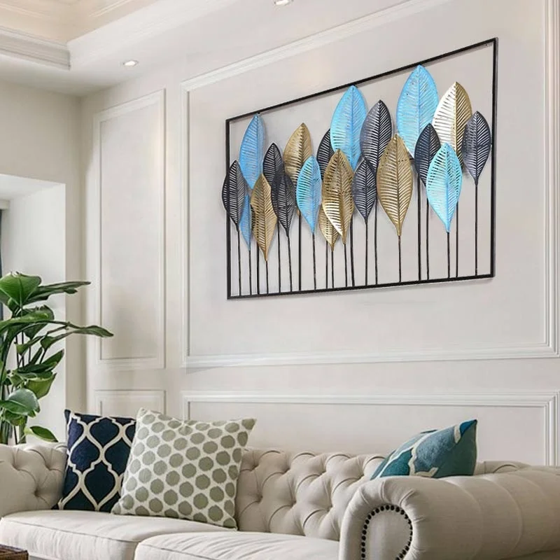 Large Nordic Luxury Metal Wall Hanging For Home Decor Wall Art Decor ...