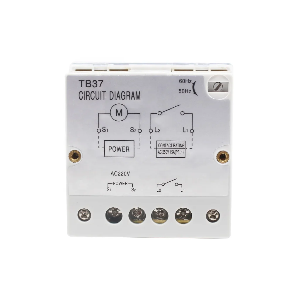 TB37 Mechanical Digital Timer Switch - 220V Water Pump Controller