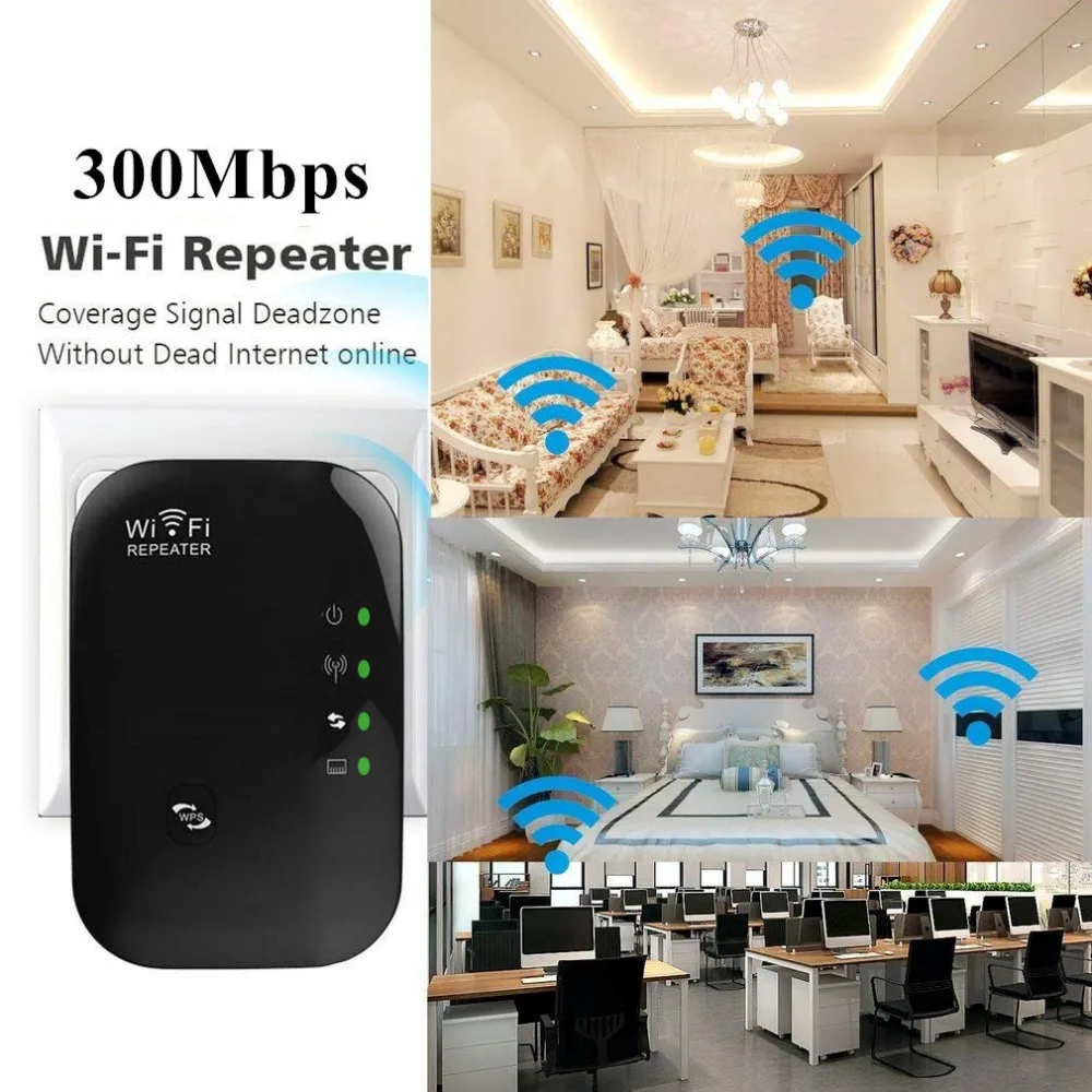 Wireless Wifi Repeater 300mbps Wifi Range Extender Wifi Signal ...