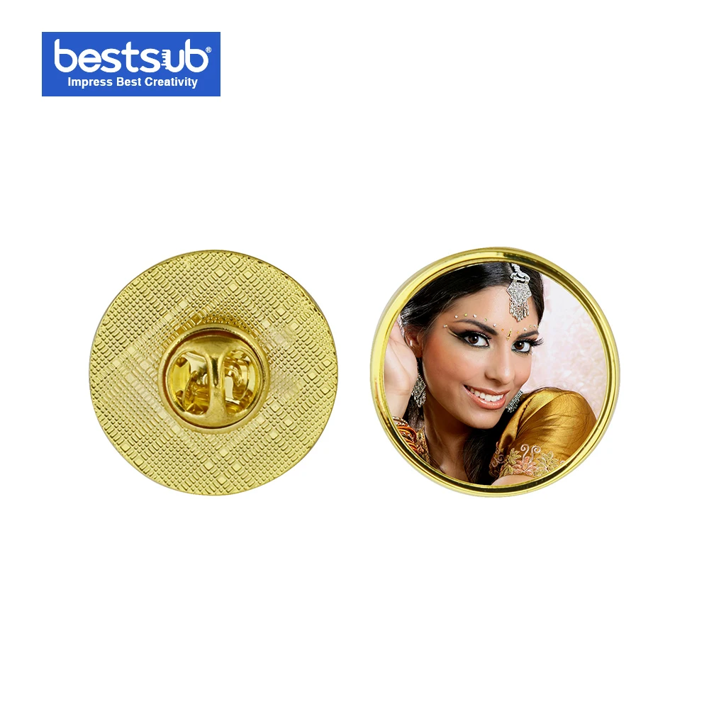 Bestsub Sublimation Metal Badge (round) - Perfect Gift