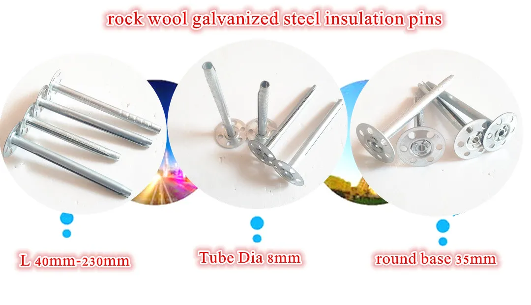 35MM Base Insulation Fixing Pin, Expansion Nail Tube 8mm X 130mm ...