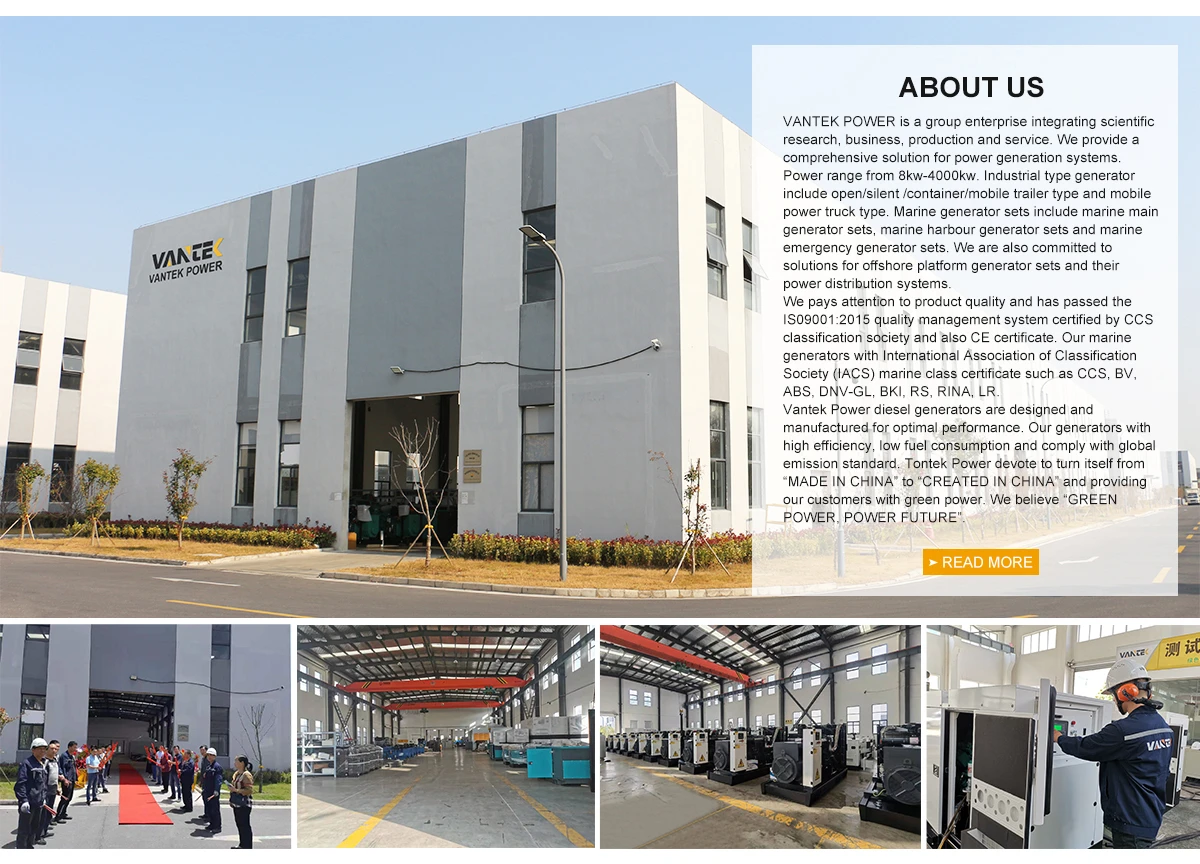 Jiangsu Vantek Power Machinery Co., Ltd. - Diesel Generator, Switchboard