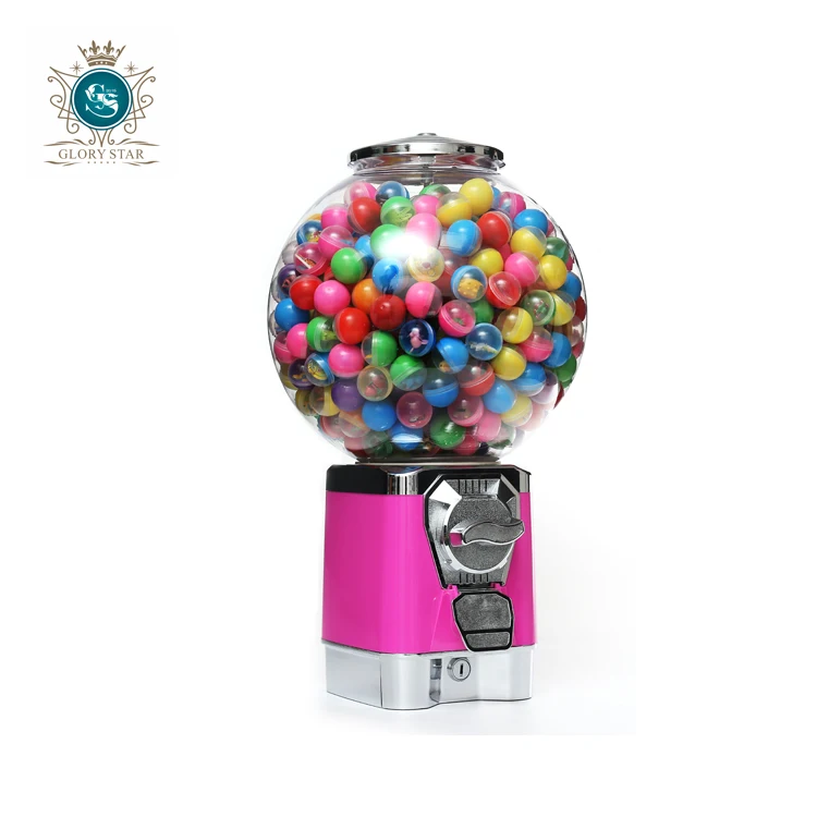 Toy Capsule Gumball Vending Machine Removable Cash Box 10-Color Options ...
