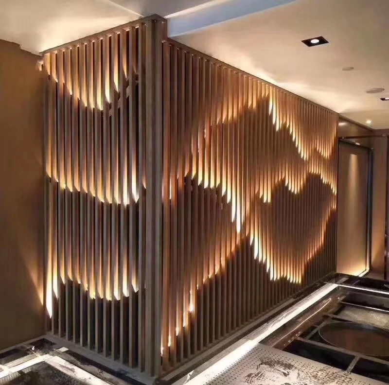 Decorative Metal Wall Cladding for Hotel & Restaurant Entrances