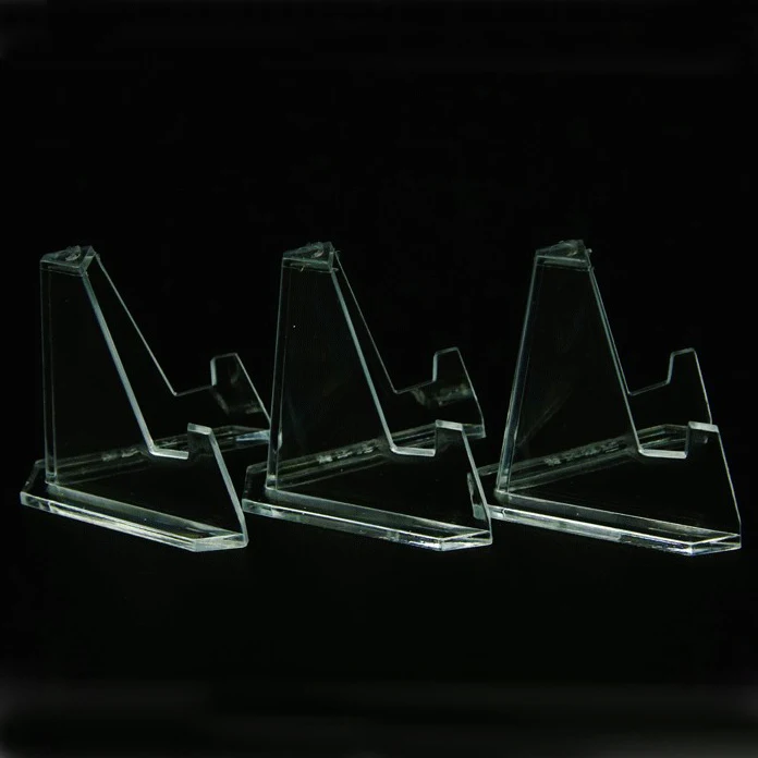 Transparent Souvenir Medal Acrylic Holder Mini Coin Easel Acrylic Medal ...