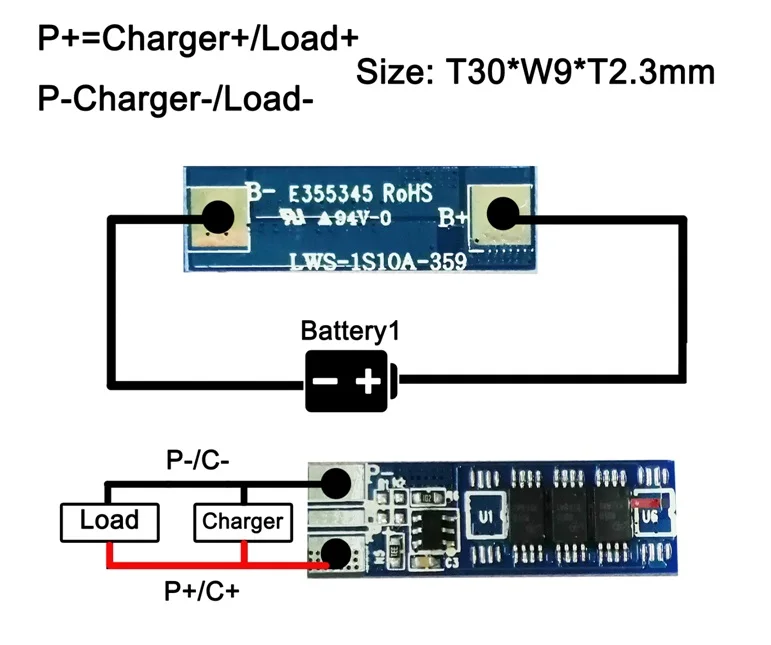 Battery BMS 1s 3.7v 10a - Reliable Lithium Battery Management