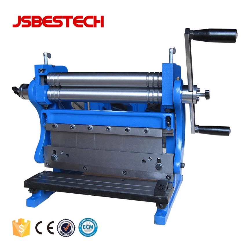 JSBESTECH Slip Roll Manual Machine - 3-in-1 Shear Brake