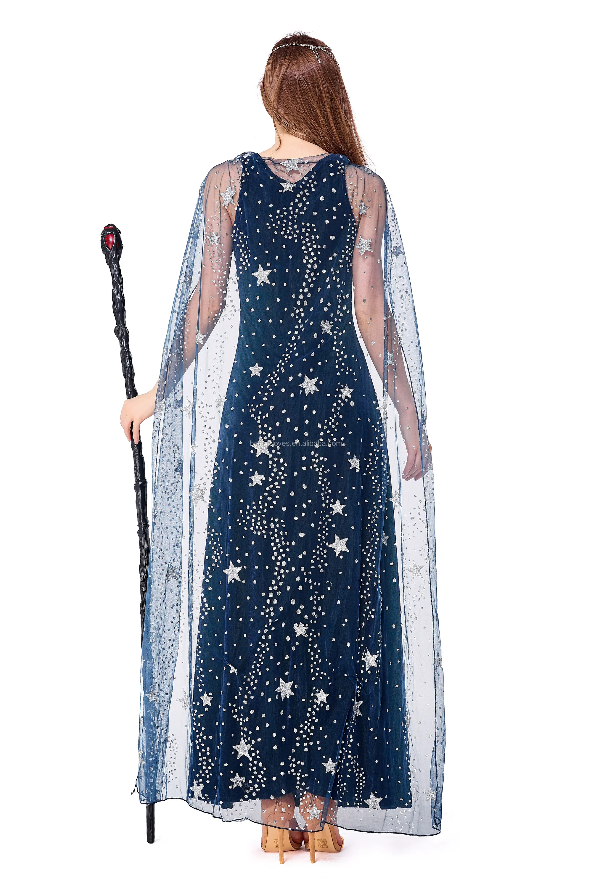 Womens Wicked Witch Enchantress Costume - Fairy Halloween Costume for ...