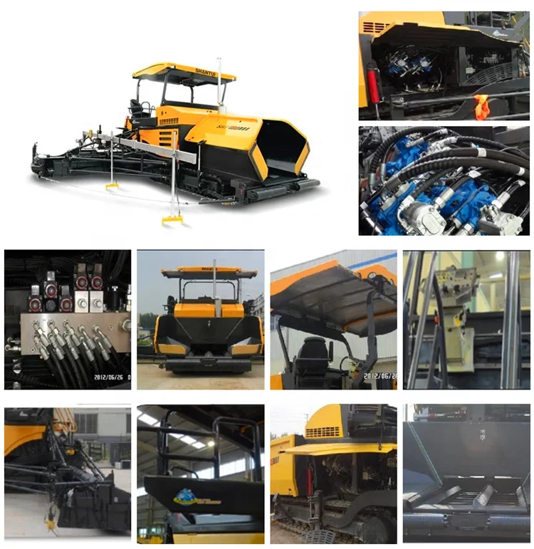 9m Shantui Concretas Pavimentadora De Asfalto Con Telescópico Hidráulico Regla Srp90s - Buy ...