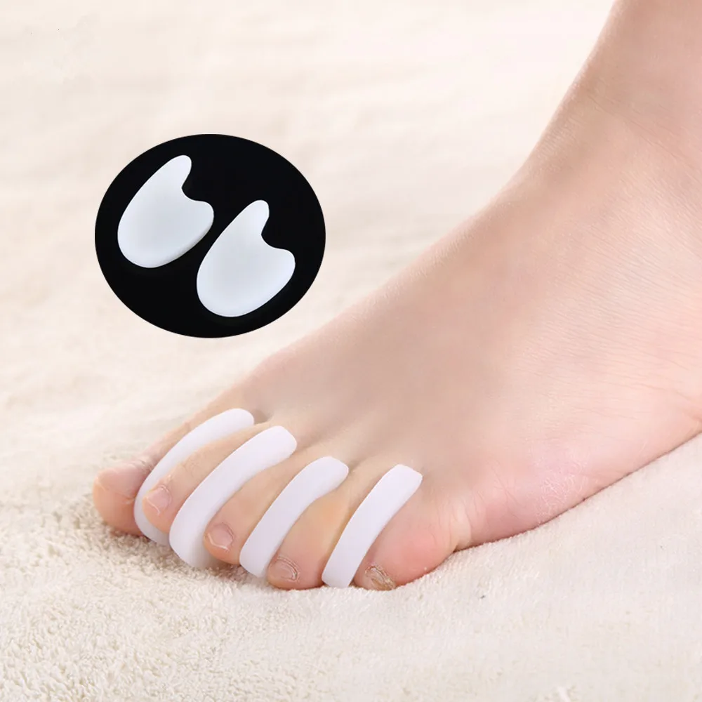 Gel White Toe Spreader Thin Toe Spacer Separator - Buy Gel Toe Spreader ...