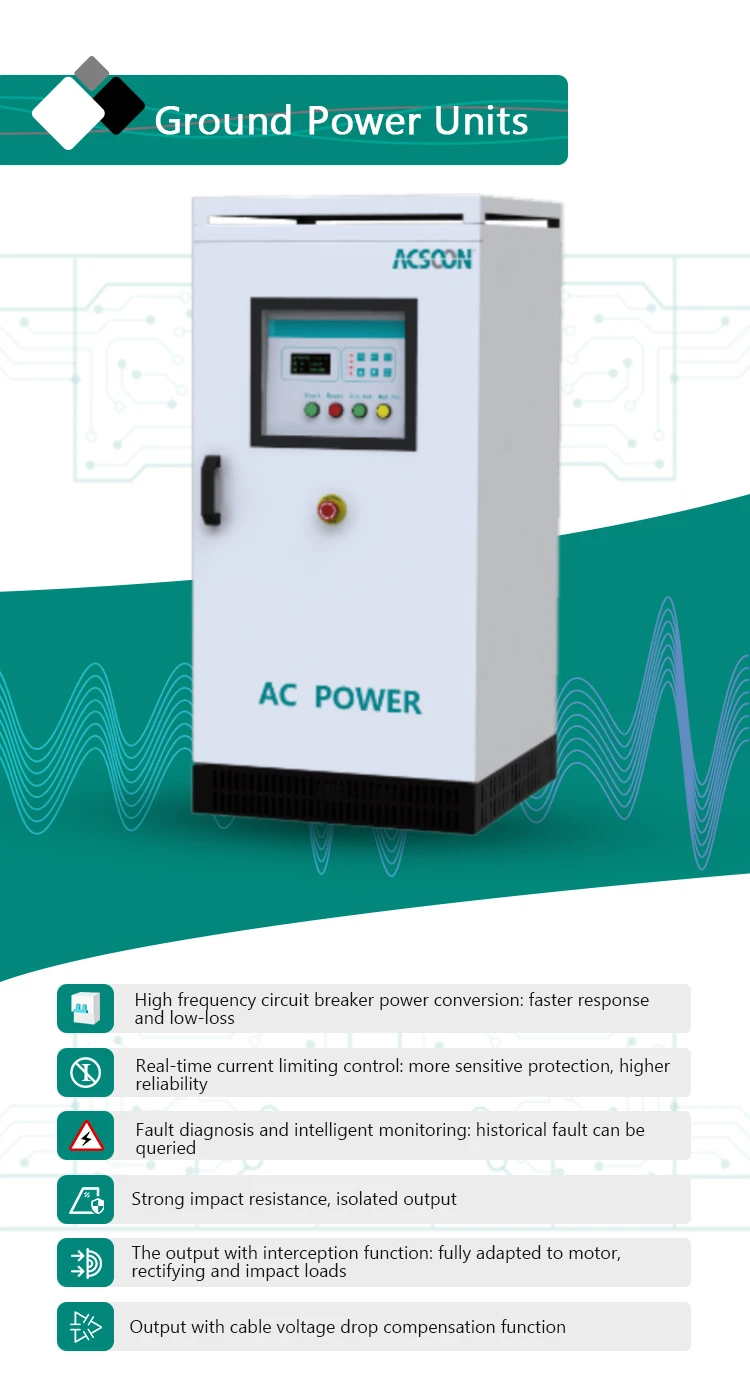 Gpu400 90kva 3 Phase Output Aircraft 400hz Ac Power Electric Ground ...