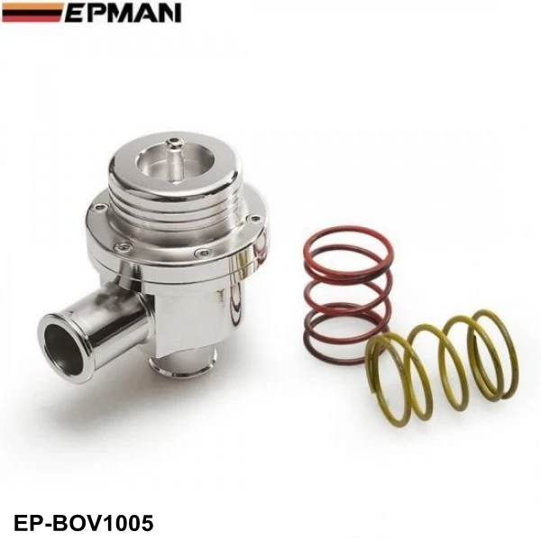 EPMAN Válvula de soplado 25mm BOV (4 bar) para VW de plata (2 primavera ...
