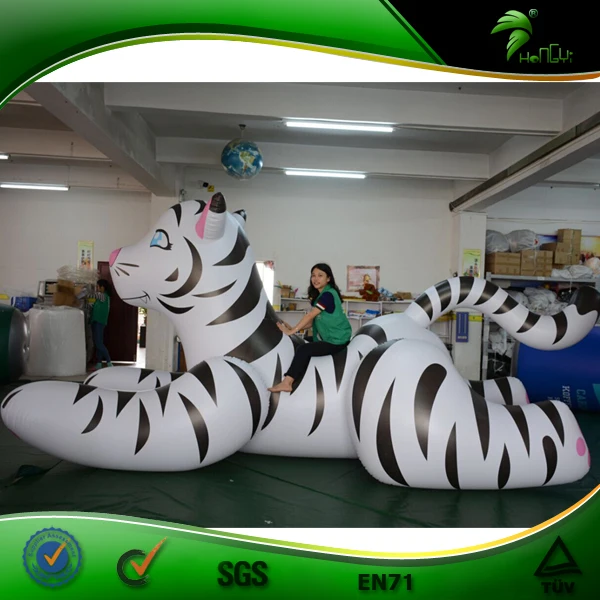 Durable Soft PVC Giant Inflatable Tiger - 3 Year Warranty