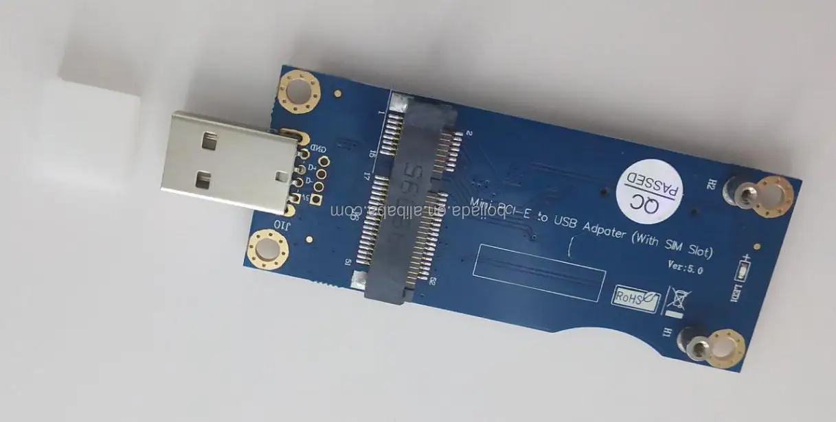 Mini PCI-E 52PIN Mpcie to USB 2.0 Wireless Adapter Card