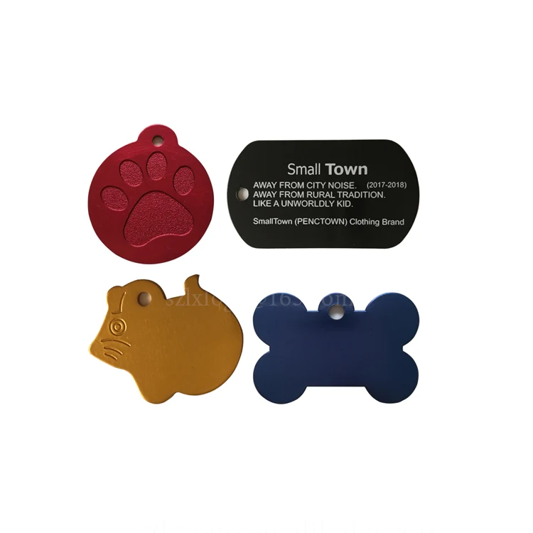 Custom Metal QR Code Dog ID Tags - Engraved & Eco-friendly