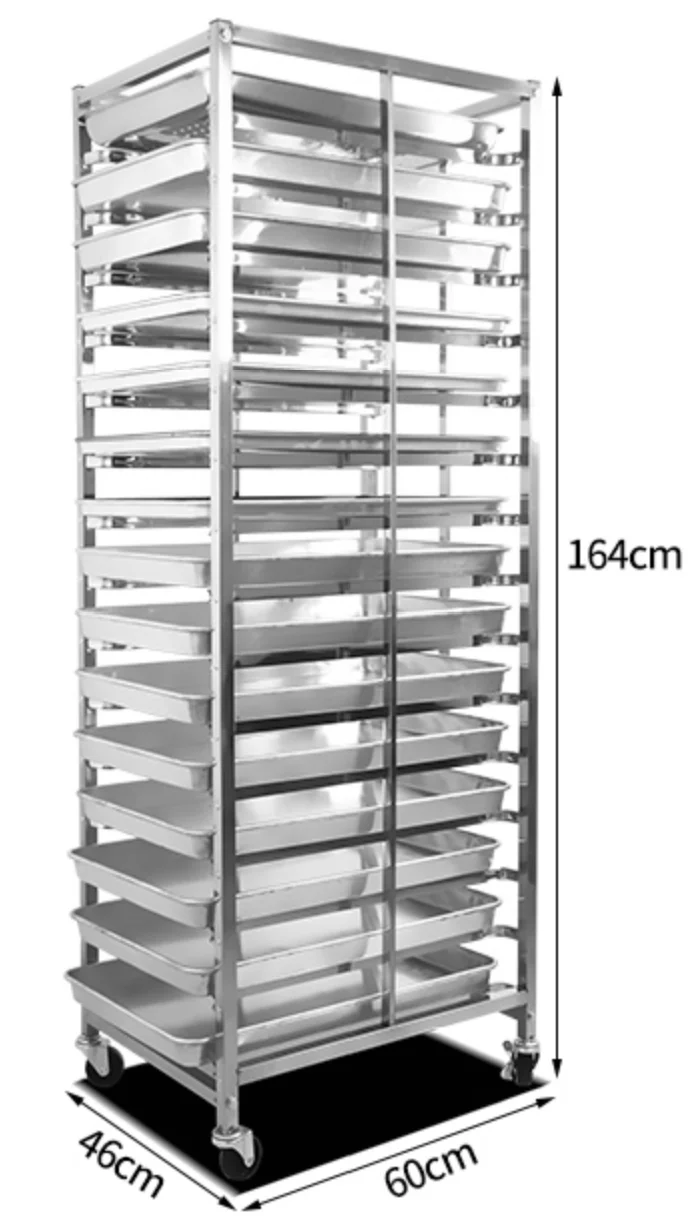 Equipment Oem Stainless Steel Bread Pan Cooler Bakery Tray Rack Trolley ...